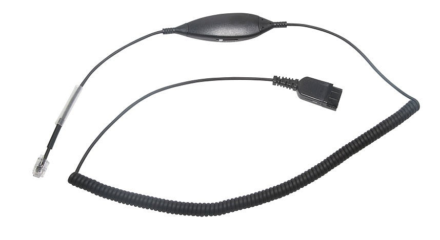 Smart Headset Cable | Universal Cord for Plantronics, Poly & Jabra