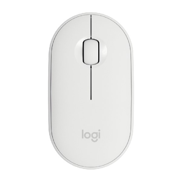 Logitech Pebble M350 Wireless Mouse | Blue Grey, Rose & Off-White