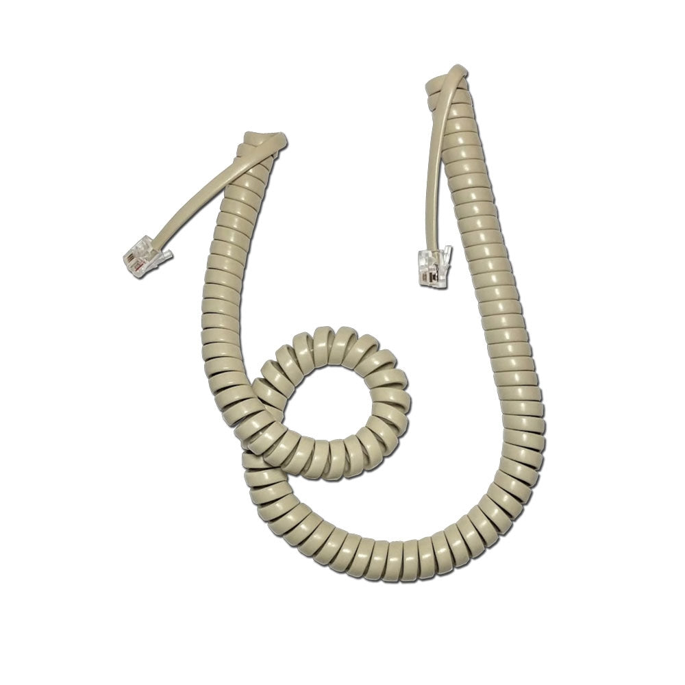 Ash Handset Cord in Various Lengths | Affordable Curly Phone Cord